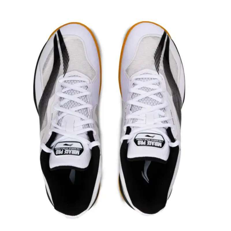Promo Li-ning Badminton Shoes Mirage Pro Ayat013-2s Stand White/black ...