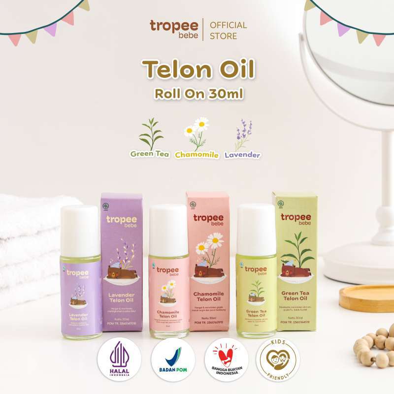 Promo Tropee Bebe - Telon Oil (minyak Telon) Roll On 30ml - Chamomile Diskon 50% Di Seller ...