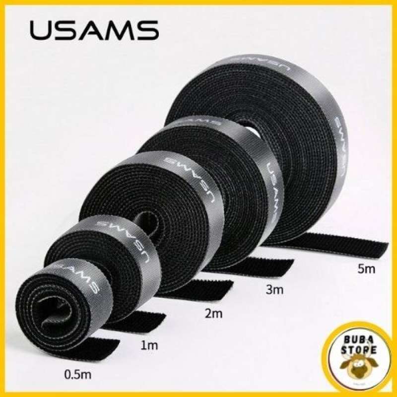 Jual Usams Velcro Cable Strap Pengikat Perekat Kabel Lebar 2cm - 2 ...