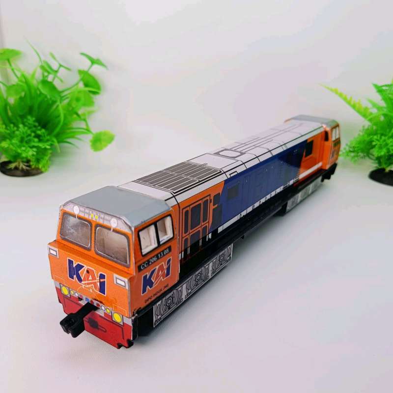 Jual Miniatur Lokomotif Cc 206 Biru Oranye Di Seller Spoorray-shop ...