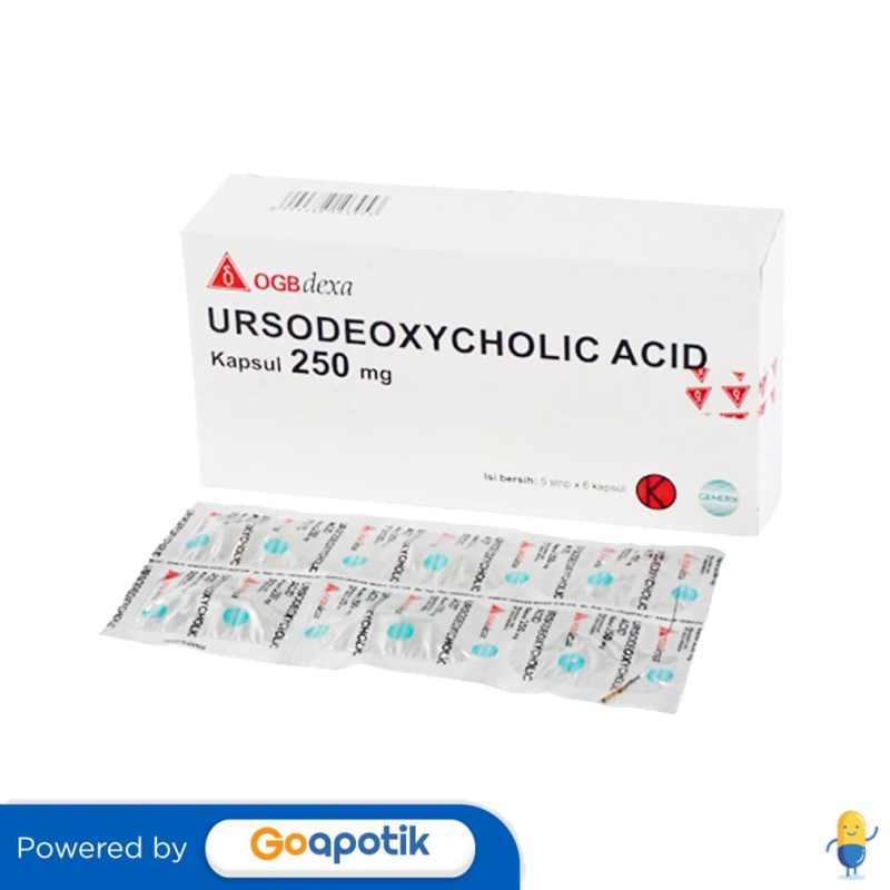 Jual Ursodeoxycholic Acid Ogb Dexa Medica 250 Mg Box 30 Kapsul / Empedu ...