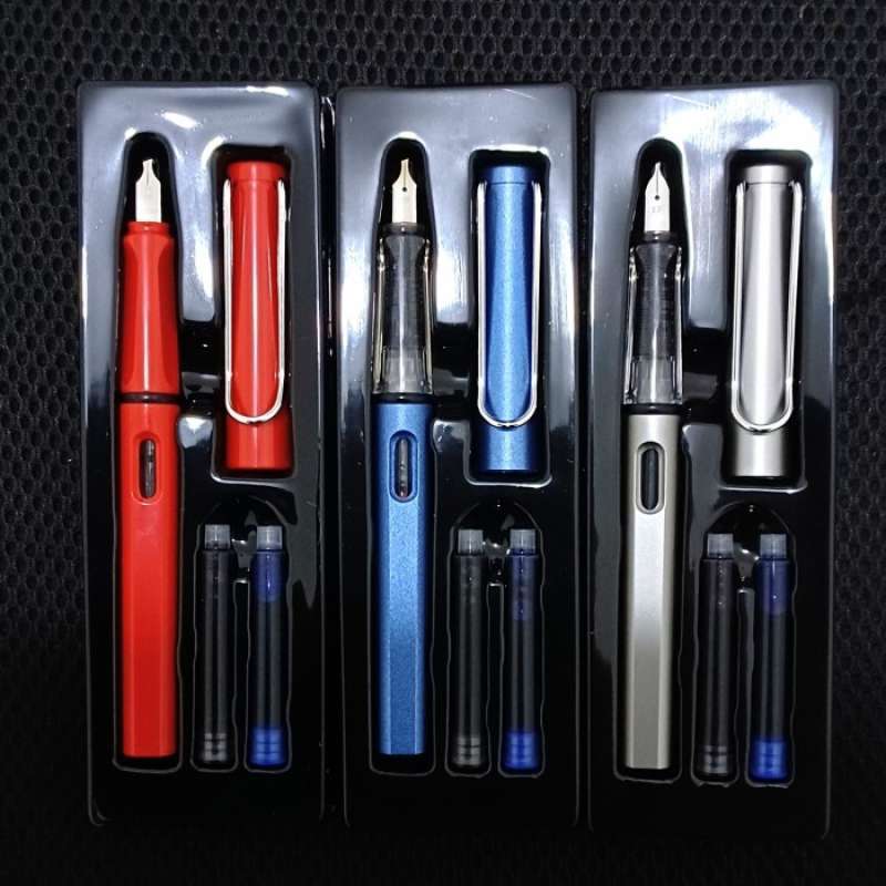 Jual 3 Pena Bochai Fountain Pen Pena Kaligrafi Pulpen Khat Pena Ijazah ...