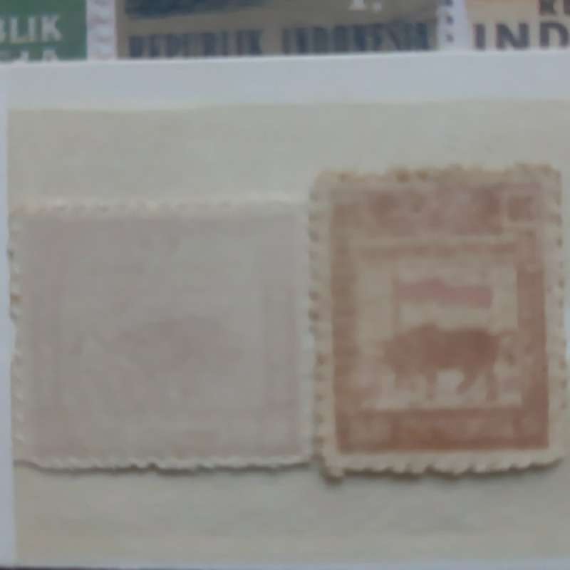 Jual Perangko Pertama Republik Indonesia 1946 Set 2 Prangko 10 Dan 20 ...