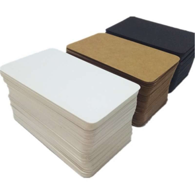 Jual Th 100 Pcs Blank Playing Card Hard Paper Cardboard Diy Postcard Di ...