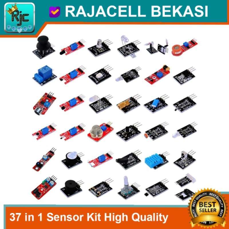 Promo 37 In 1 Sensor Kit For Arduino High Quality Sensor Diskon 23% Di ...