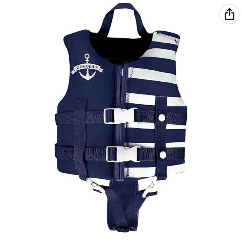 Jual Jacket Pelampung Renang Anak / Kids Swim Life Jacket - Merah L Di ...