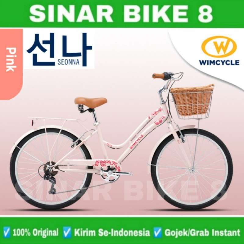 Jual Sepeda City Bike Wimcycle Seonna 24 Inch Ctb Keranjang Dewasa Di ...