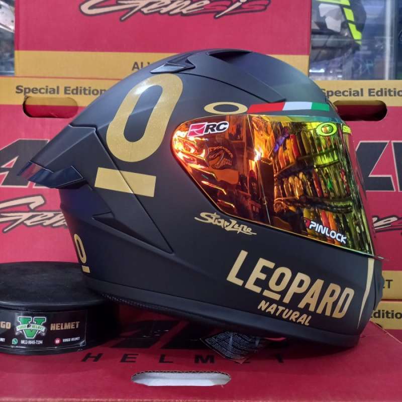 Jual Helm Alv Full Face Genesis Solid Black Doff Paket Ganteng - White ...