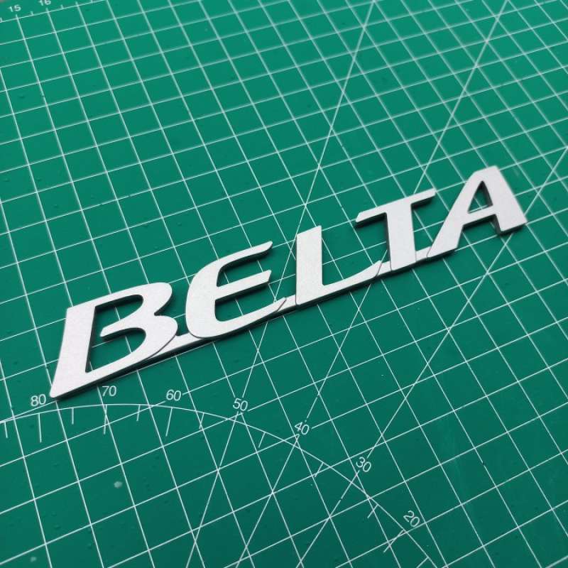 Jual Emblem Toyota Belta Bahan Alumunium Tebal 2mm Di Seller Regstore ...