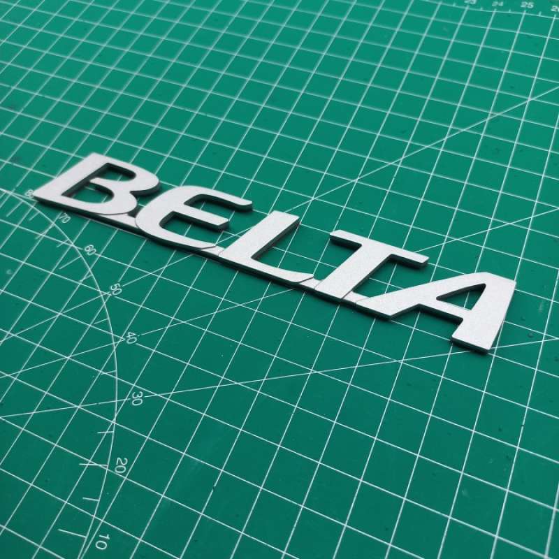 Jual Emblem Toyota Belta Bahan Alumunium Tebal 2mm Di Seller Regstore ...