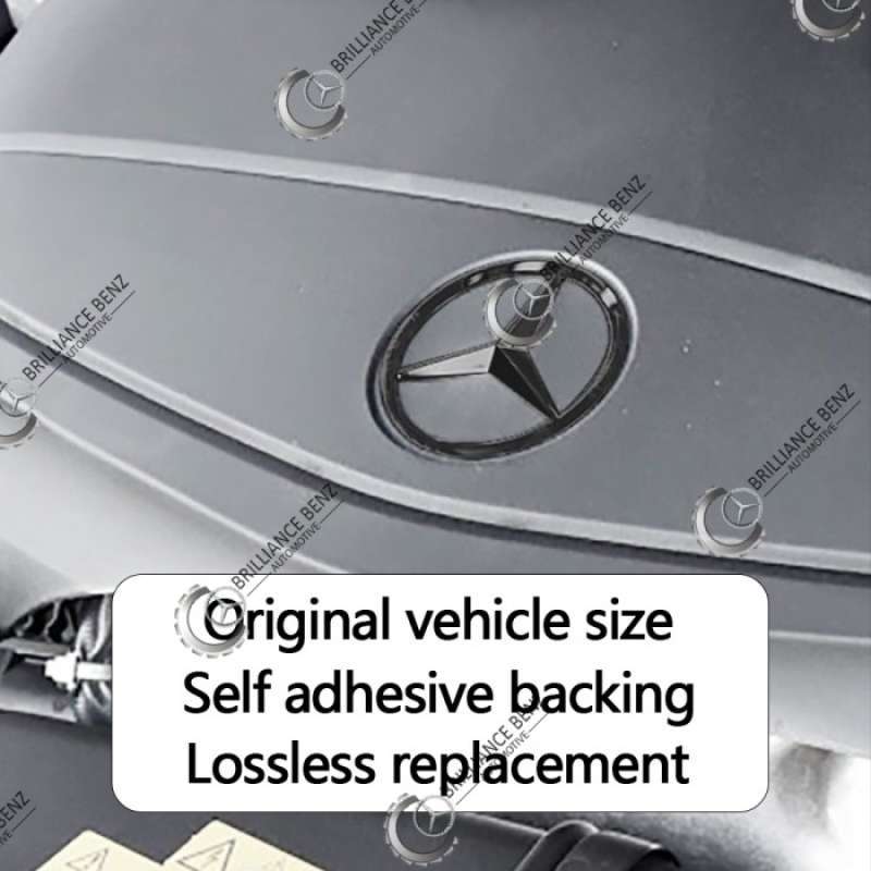 Jual Emblem Logo Engine Mercedes Benz 70mm Logo Bintang Mesin Engine ...