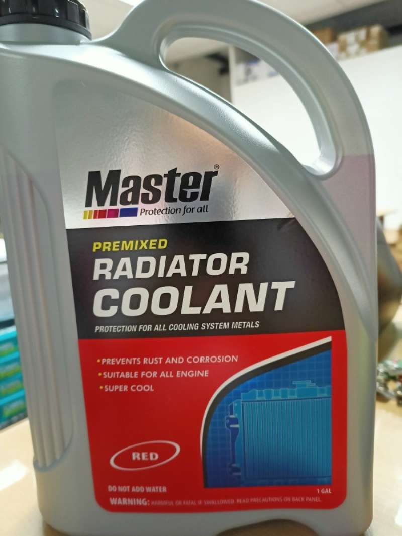 Jual Master Air Radiator Coolant Master Premixed Red Merah 4 Liter ...