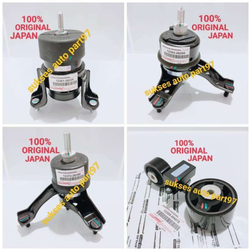 Jual Engine Mounting Set Toyota Camry Acv40 2400cc 2007-2012 Original ...