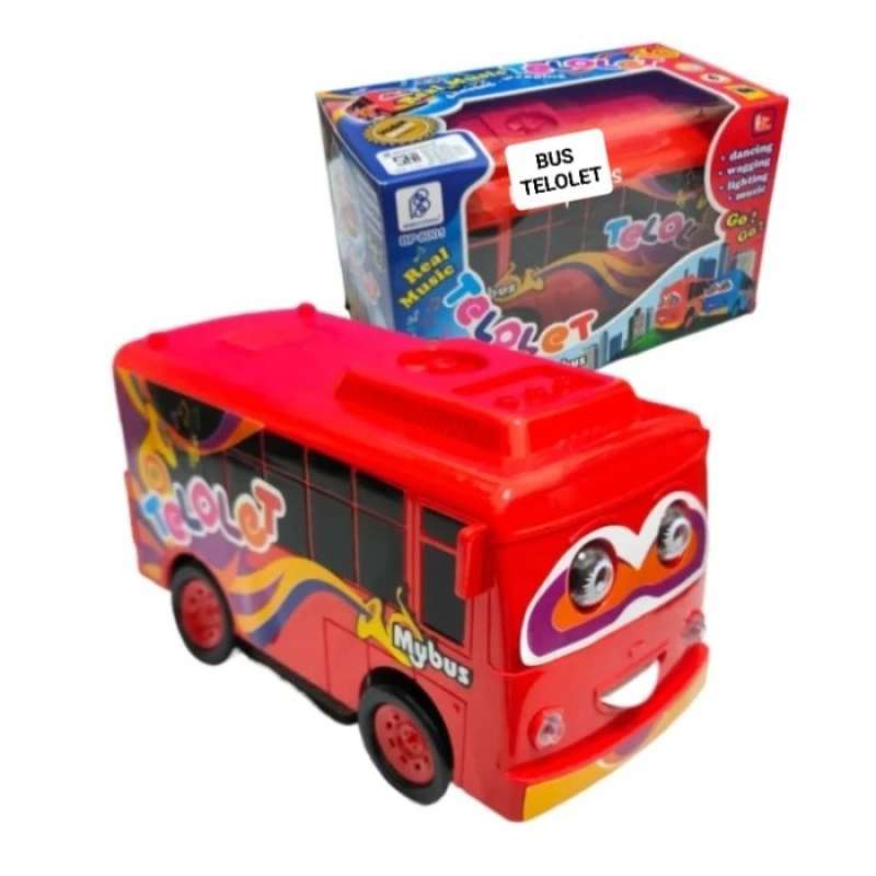 Promo Mainan Mobil Bus Telolet Ada Suara Dan Lampu 5d 368b-6 Bump N Go ...