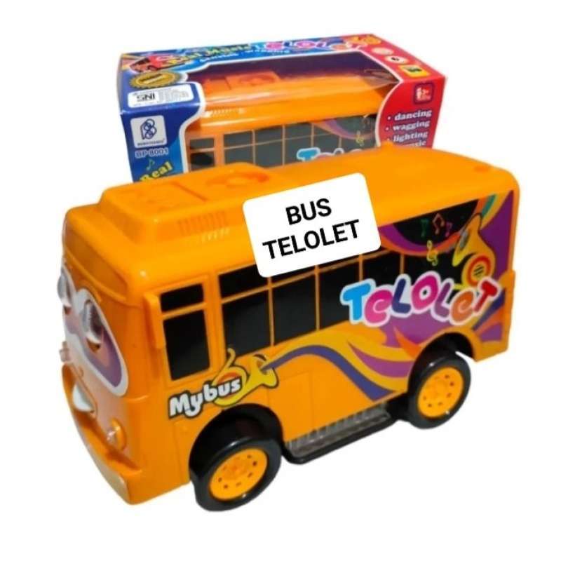 Promo Mainan Mobil Bus Telolet Ada Suara Dan Lampu 5d 368b-6 Bump N Go ...