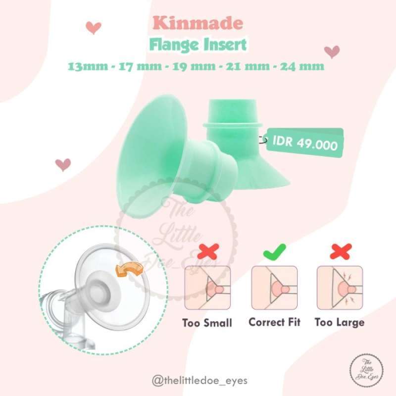 Promo Silicone Flange Insert (selipan Corong Silikon Pompa Asi) - Pink ...