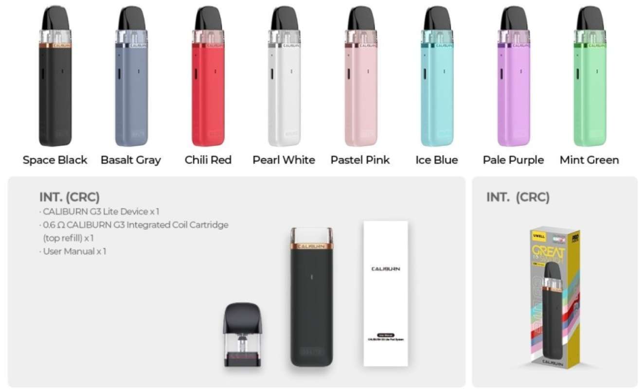 Jual Uwell Caliburn G3 Lite Pod Kit Authentic - Pod Caliburn G3 Lite ...