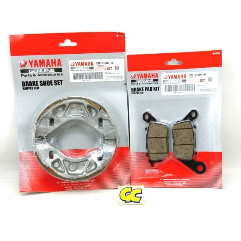 Jual Set Kampas Rem Depan Dan Belakang Yamaha Aerox Lexi Original Di ...