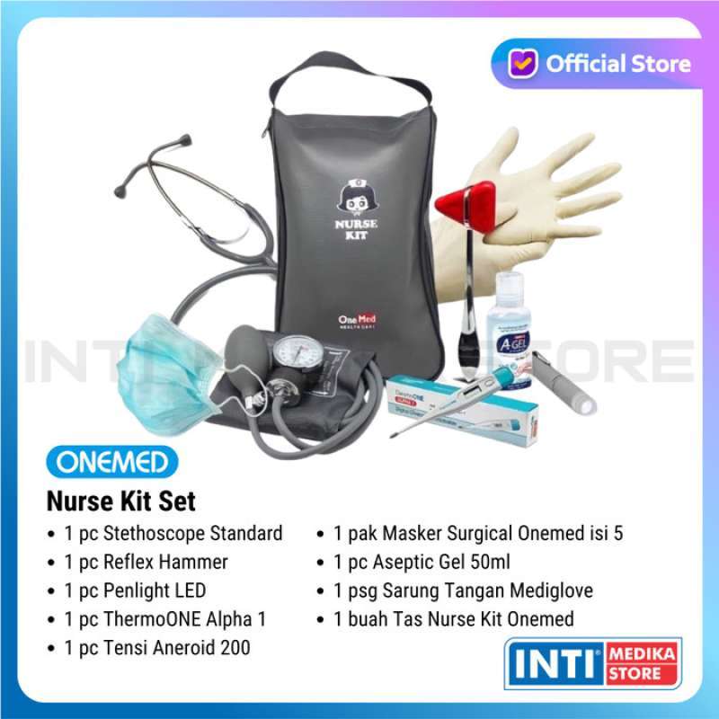 Promo Onemed - Nurse Kit Set | Tas Nursing Kit | Perlengkapan Suster ...