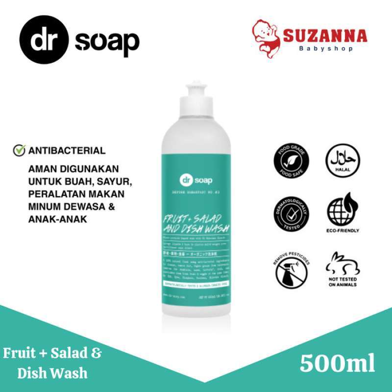 Promo Dr Soap Fruit + Salad & Dish Wash 500ml Diskon 23% Di Seller ...