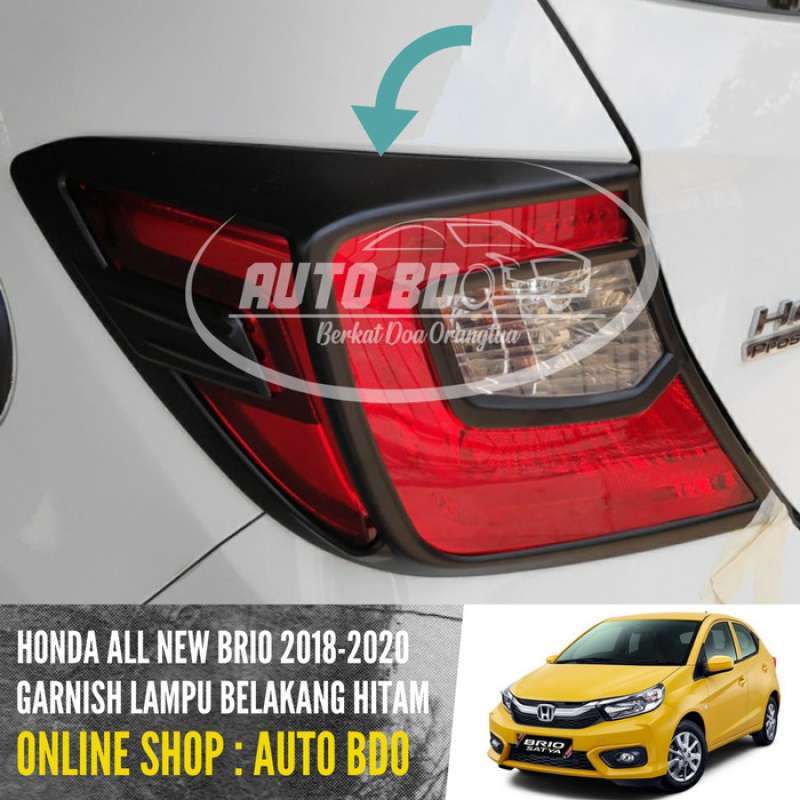Promo Garnis Belakang All New Brio 2018 Tail Lamp Garnish Blacktivo ...