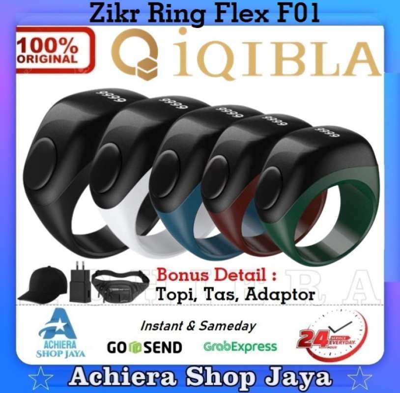 Promo Iqibla Zikr Ring Flex F01 Lite Smart Ring Tasbeh Digital Zikir F01 Diskon 23% Di Seller ...