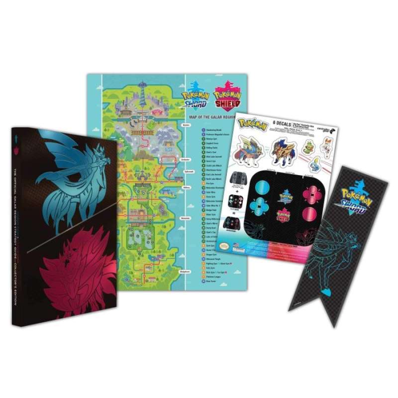 Promo Pokemon Sword And Shield - Galar Region Strategy Guide Book ...