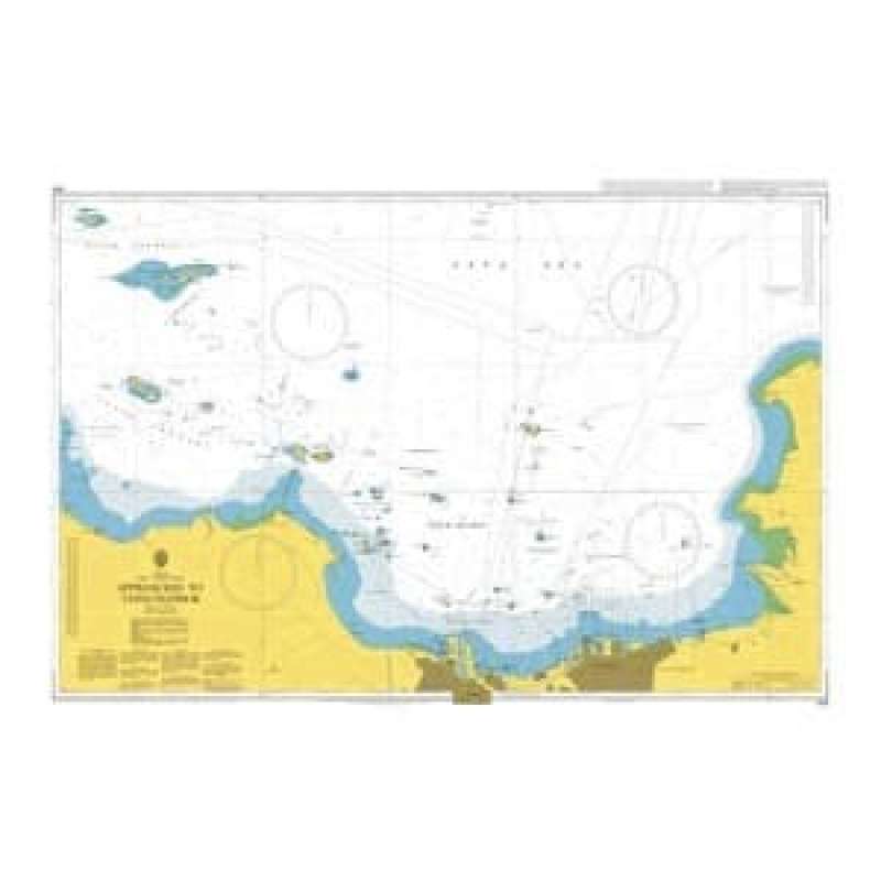 Promo Peta Ukho British Admiralty Ba Chart 933 - Approaches To ...