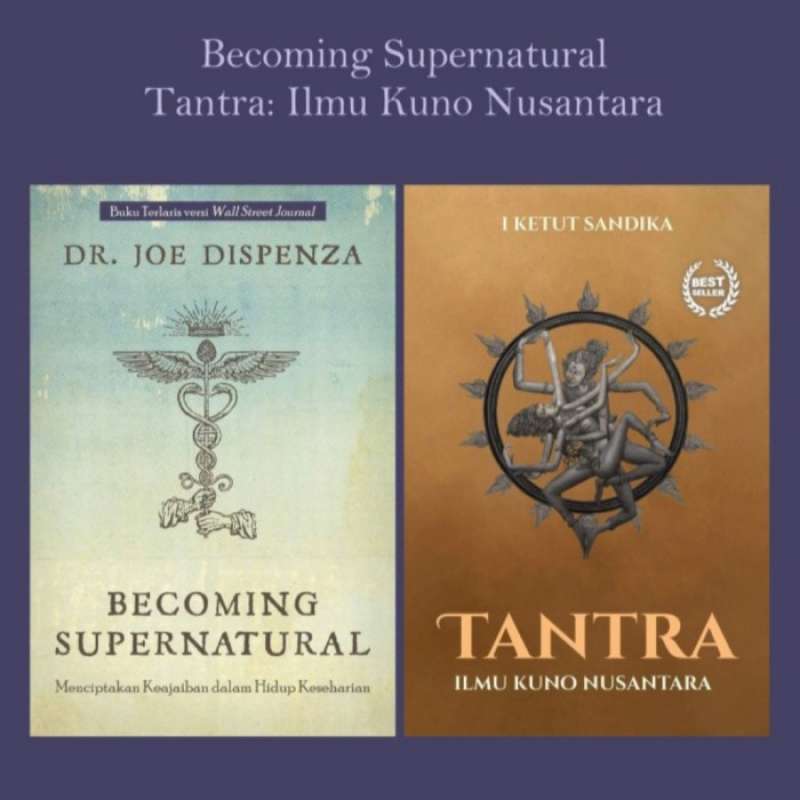 Promo Paket 2 Buku Becoming Supernatural Dan Tantra Diskon 23% Di ...