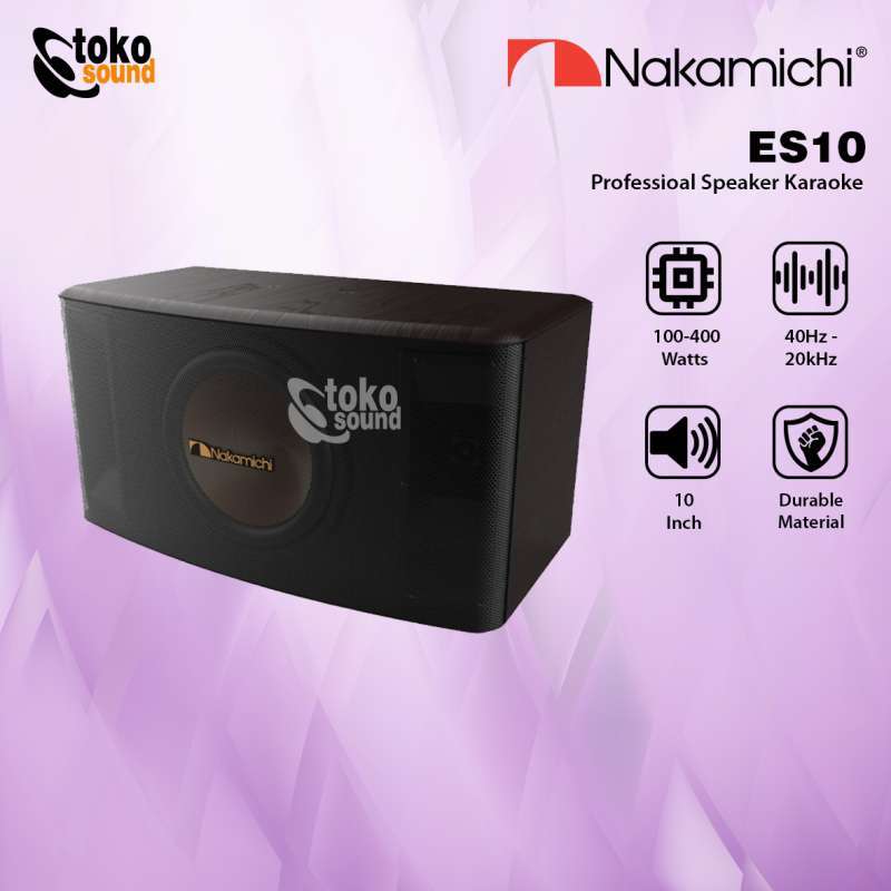 Jual Nakamichi Es-10 Es 10 Es10 - Passive Karaoke Speaker Di Seller Tokosound Proaudio ...