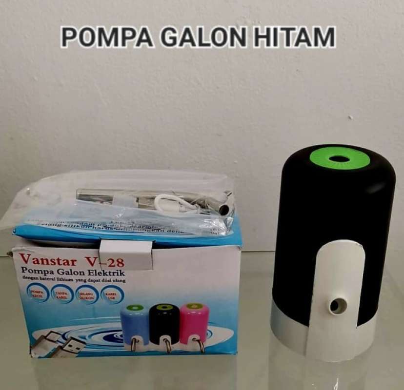 Jual Pompa Air Galon Elektrik / Portable Usb Charge - Md-09 Putih Di ...