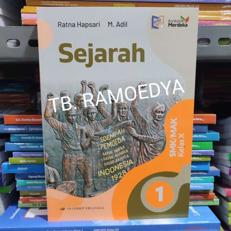 Promo Buku Sejarah Smk/mak Kelas X Kurikulum Merdeka Erlangga Diskon 23% Di Seller Zawaru Store ...
