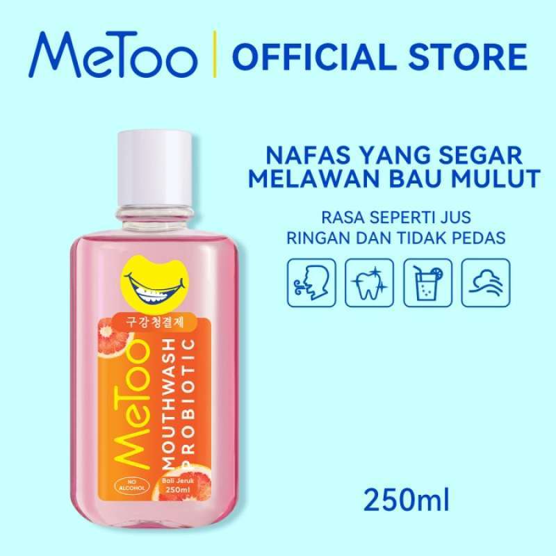 Jual [new Flavor] 250ml Metoo Mouthwash / Obat Kumur Probiotik - Green Tea Di Seller Raindrop ...