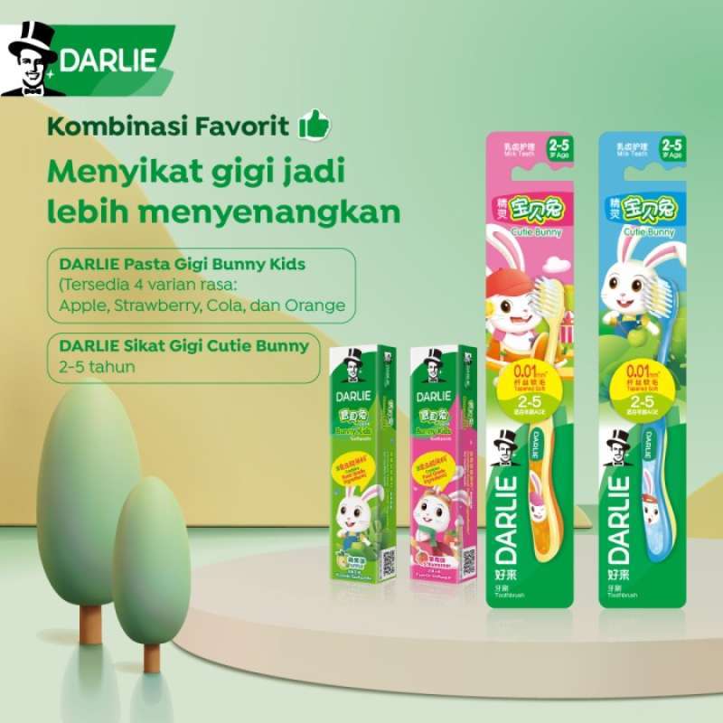 Jual Darlie Pasta Gigi Bunny Kids Orange 40g X3 Di Seller Raindrop ...