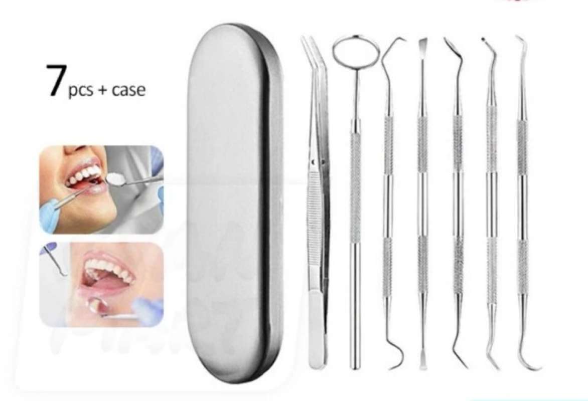 Jual Dental Care Alat Dokter Gigi Perawatan Kesehatan Karang Gigi 5 Pcs ...