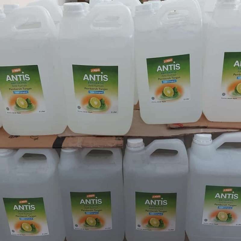 Jual Antis Jerigen 5 Liter Aroma Jeruk Nipis - Hand Sanitizer Di Seller ...