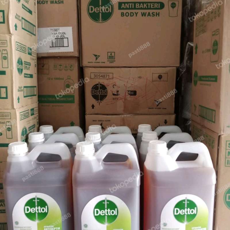 Promo Dettol Cair Antiseptic Dirijen 5l Liter Diskon 33% Di Seller Ksm ...