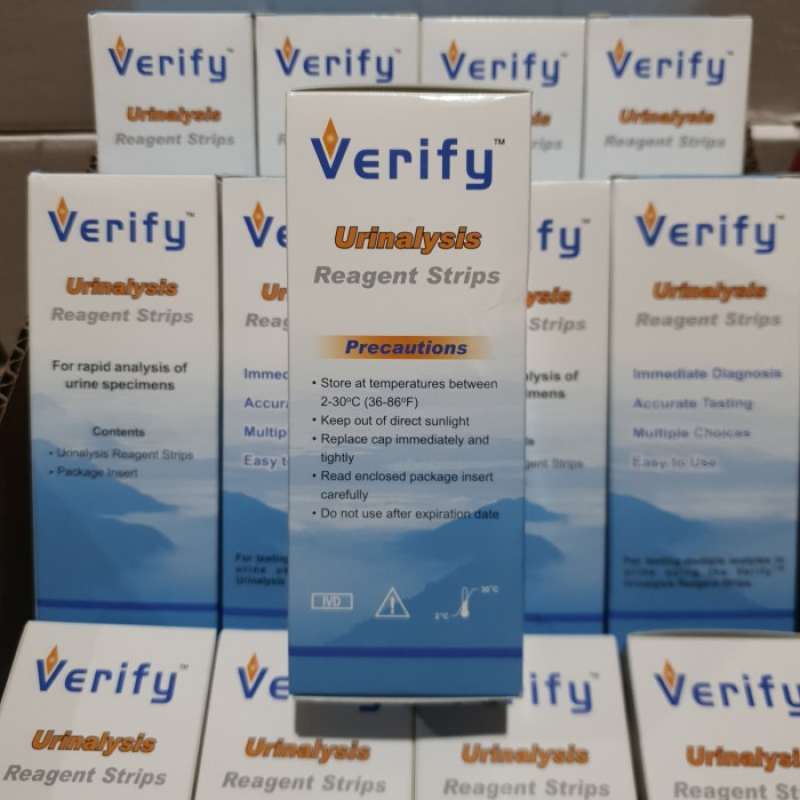 Promo Verify 10p Isi 100 Strip / Urine Test 10 Parameter Isi 100 Stik ...
