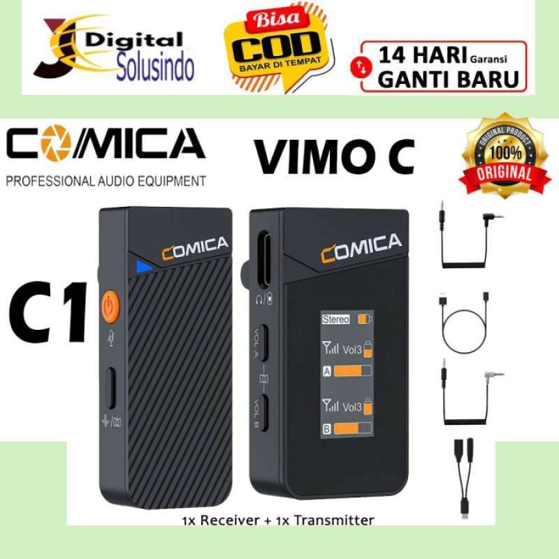 Promo Comica - Vimo C Series 2.4ghz Dual Mini Wireless Mic - Diskon 23% ...