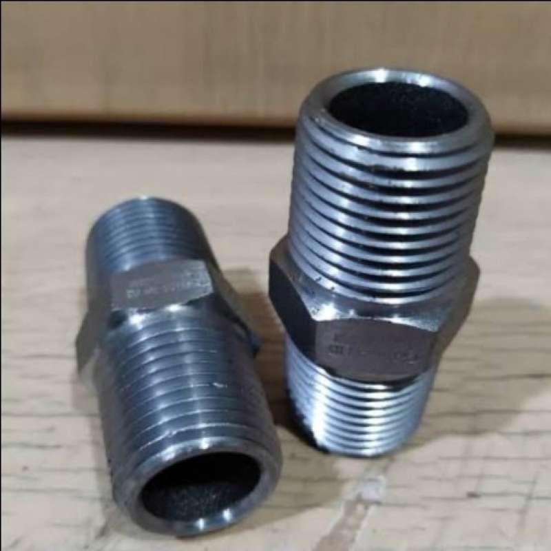 Promo Double Nepel Besi Class 3000 - Ukuran : 1 1/2 (inch) Diskon 23% ...