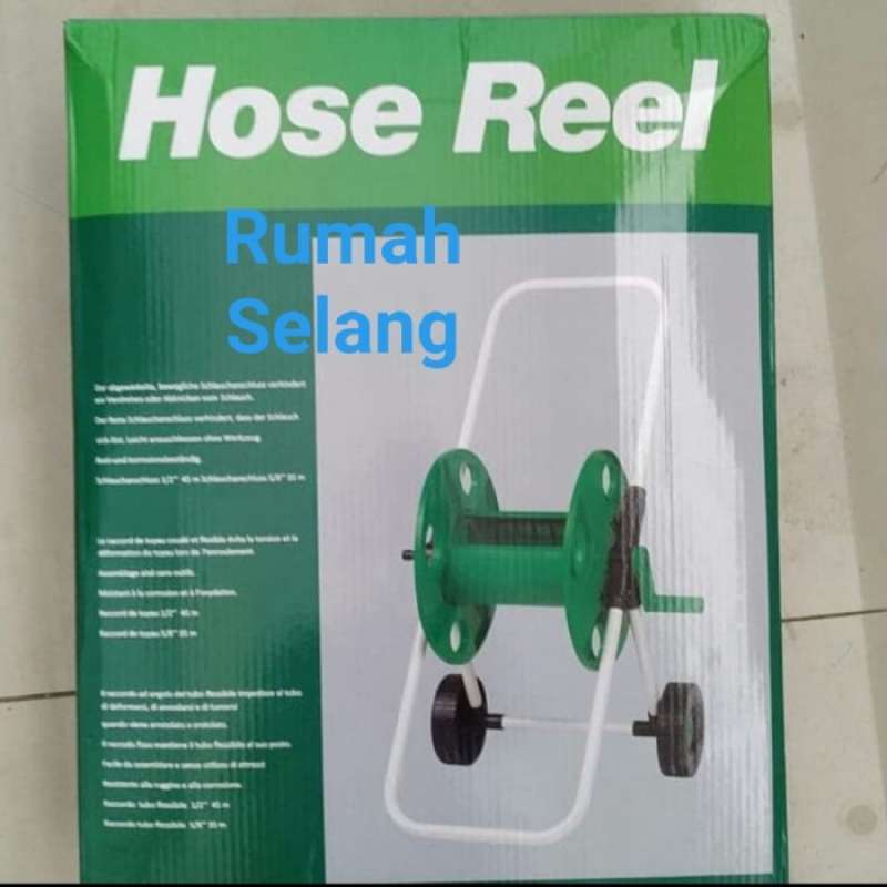Promo Hose Reel Gulungan Selang 5/8 Dengan Roda Diskon 23% Di Seller ...