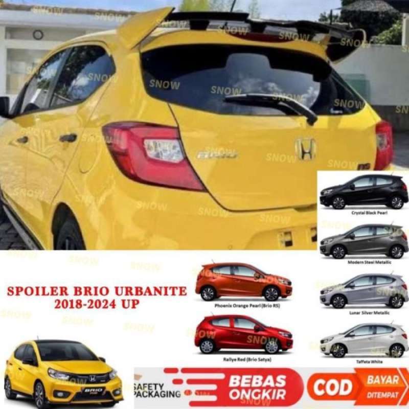 Jual Hmp Variasi Spoiler Belakang All New Brio 2018 2022 2023 2024 ...