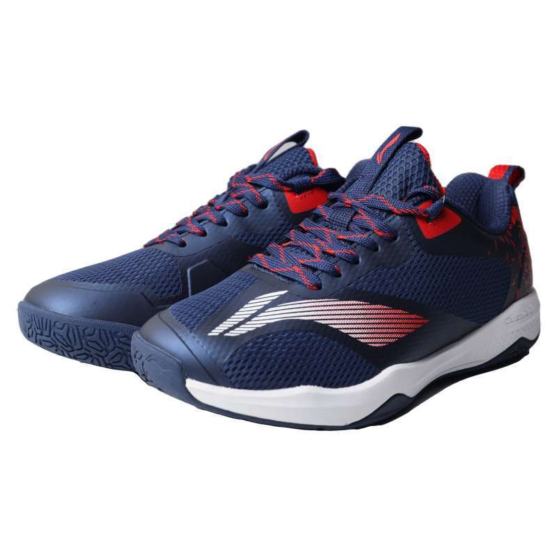 Jual New ! Sepatu Badminton Lining Li-ning Hypersonic Navy Red Di ...