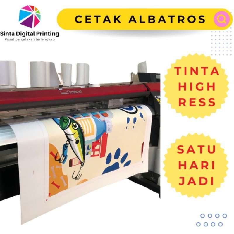 Jual Cetak Banner Albatros / Print Spanduk Indoor / Poster Dinding Di ...