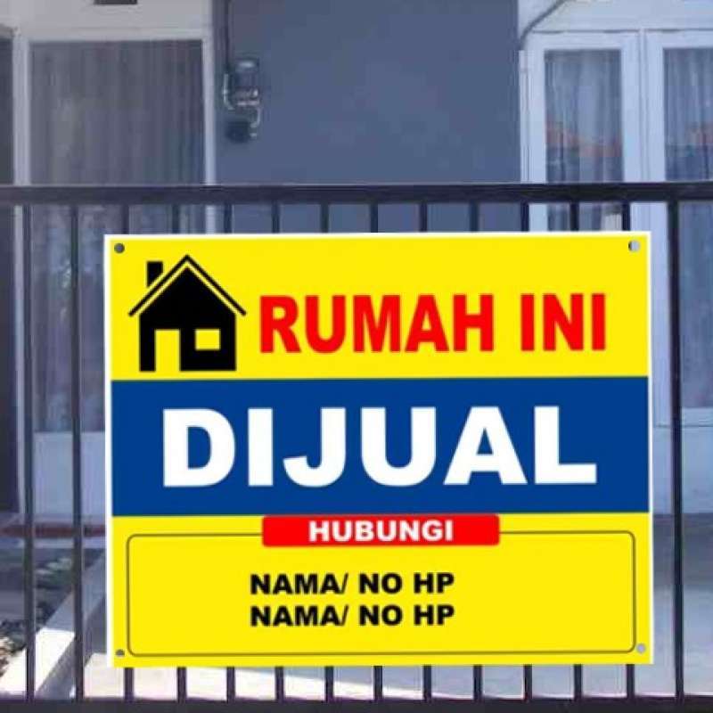 Jual Spanduk Dan Banner Rumah Tanah Dijual/ Dikontrakkan/ Disewakan ...