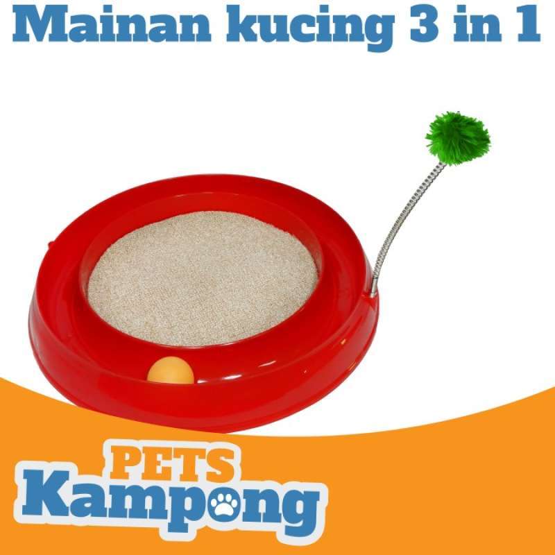 Jual Mainan Kucing Interaktif 3 In 1 Opo Cat Play Toy Ball Circuit Di ...