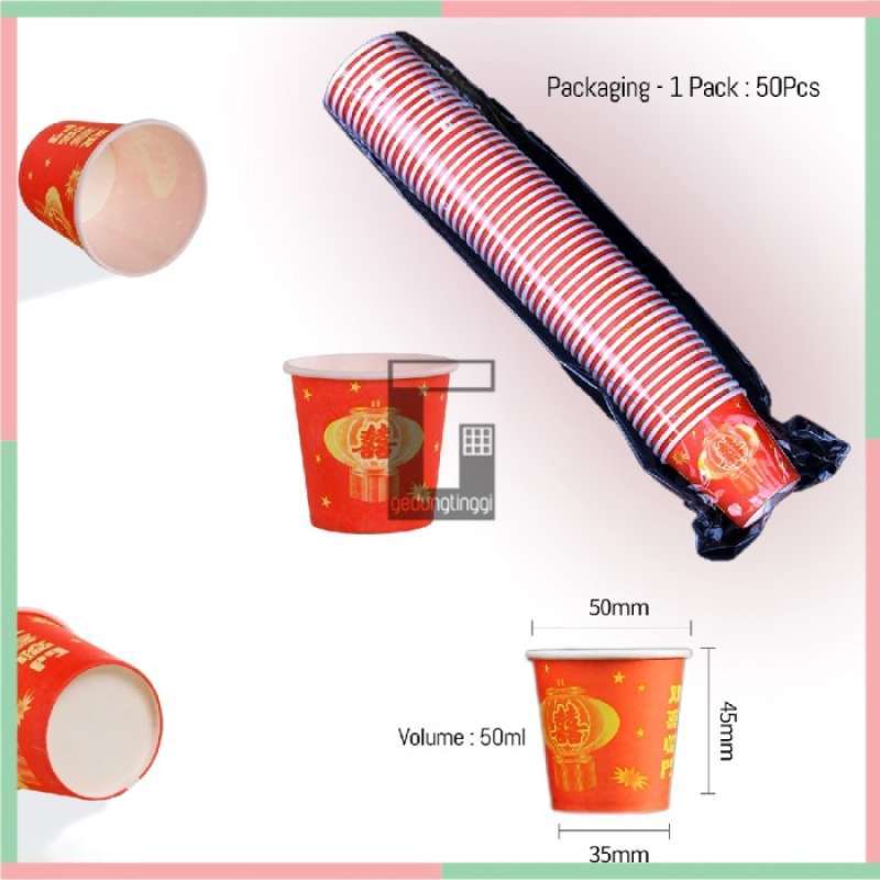 Jual Gelas Cup Kertas Teapai Tea Pai Tepai Sangjit Wedding Sekali Pakai ...