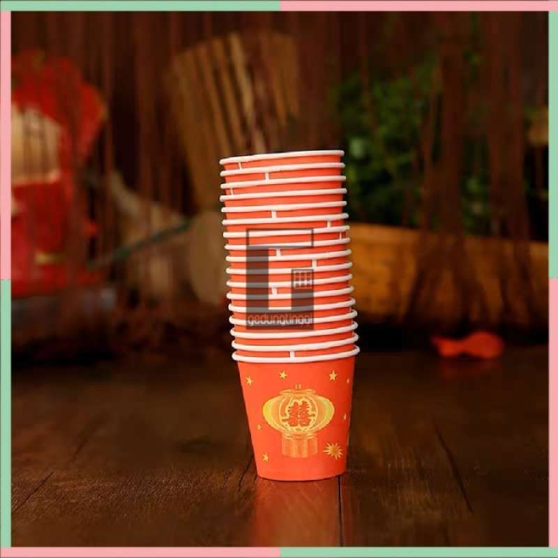 Jual Gelas Cup Kertas Teapai Tea Pai Tepai Sangjit Wedding Sekali Pakai ...