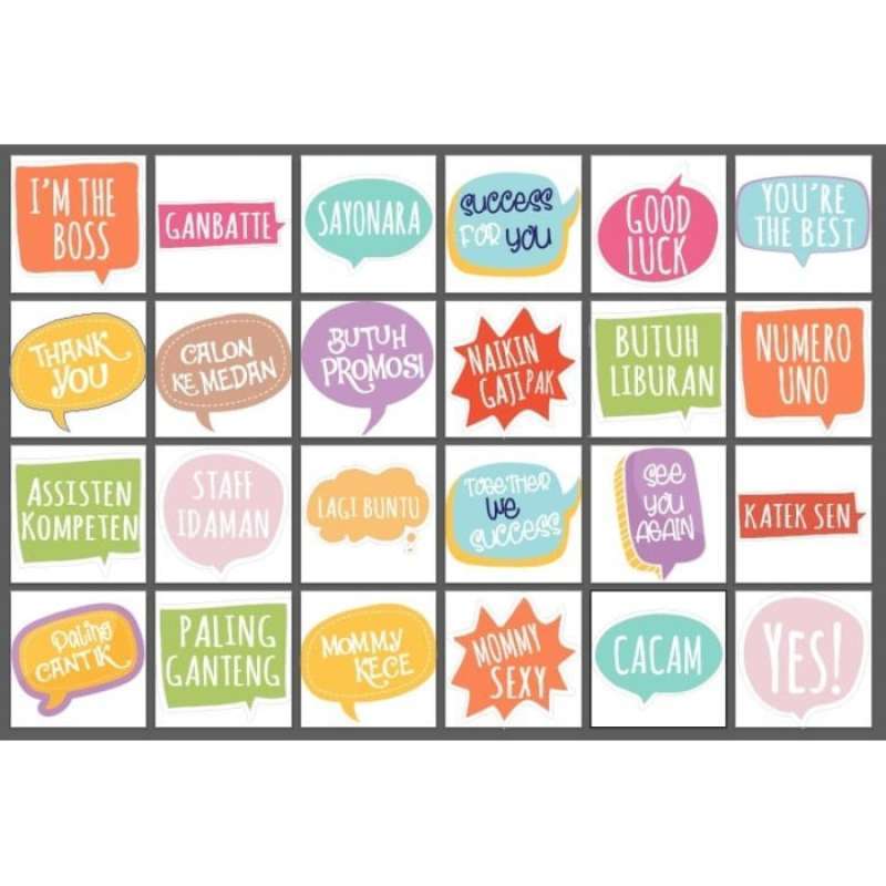 Jual Custom Props Photobooth Foto Bridal Shower Wedding Birthday Text ...