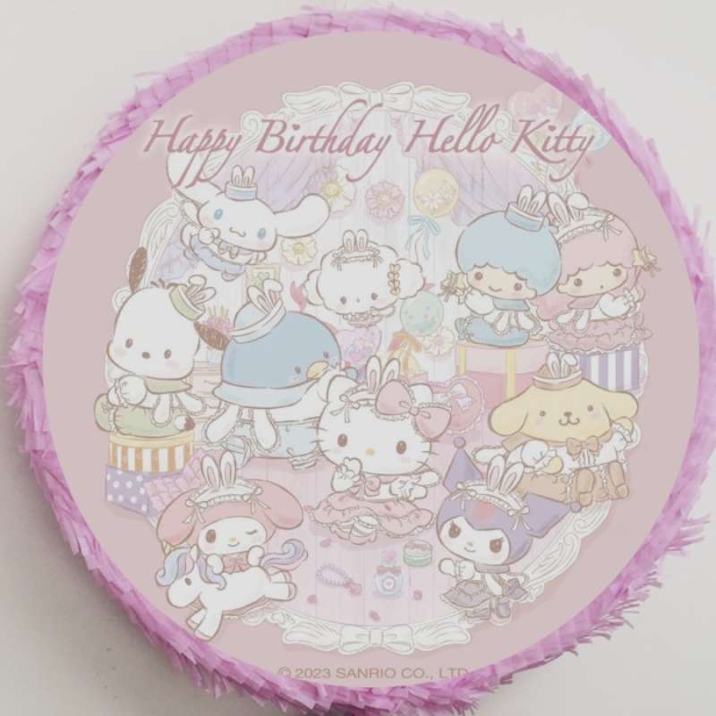 Jual Pull String Pinata Tarik Sanrio Hello Kitty Birthday Di Seller ...